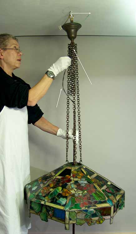 Traditional Tiffany lamp making by Dr. Grotepass-Studios. Designs of ...